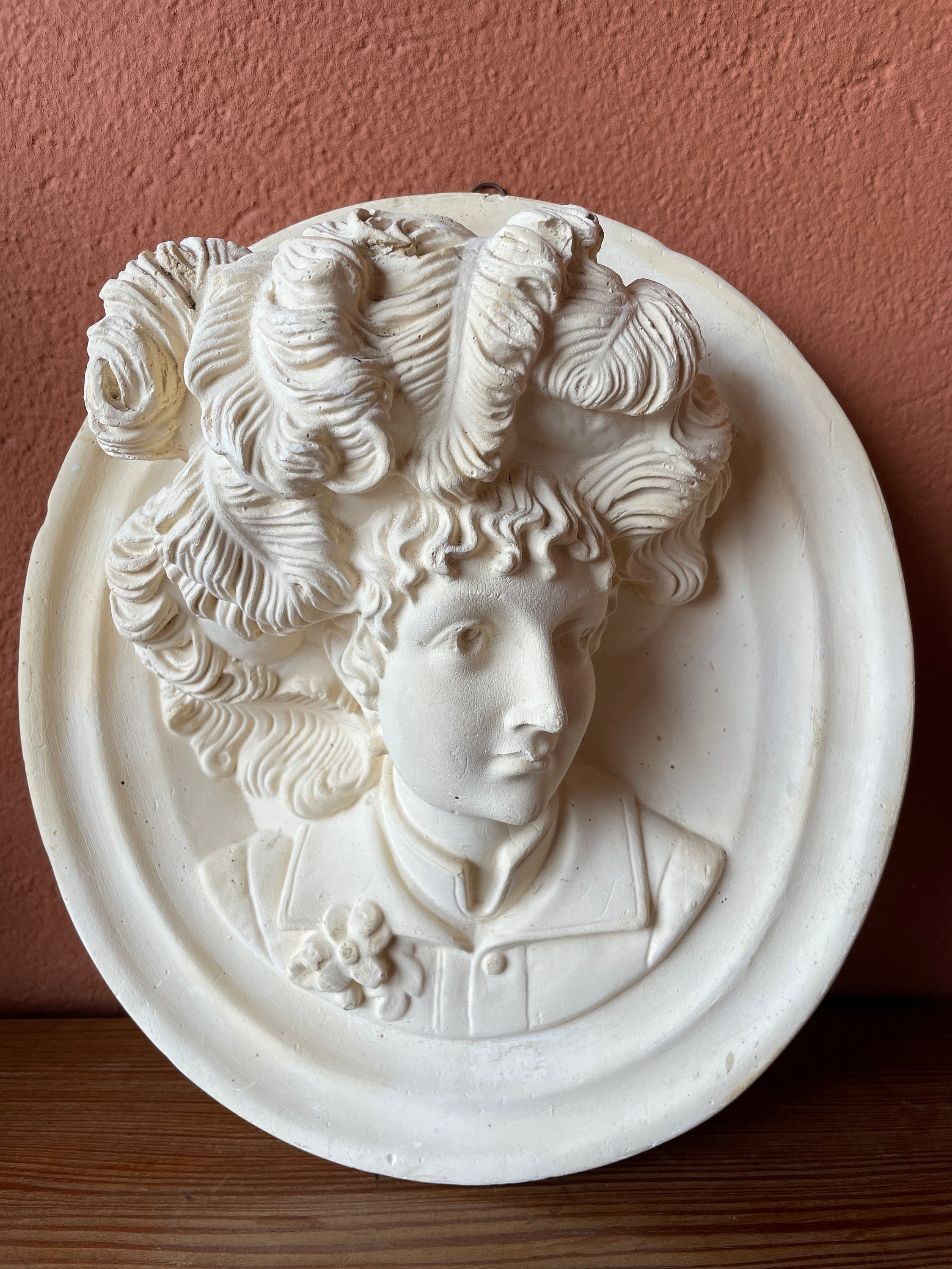 Pair of Plaster Bas-reliefs. Antique. Wall Sculpture. - Etsy