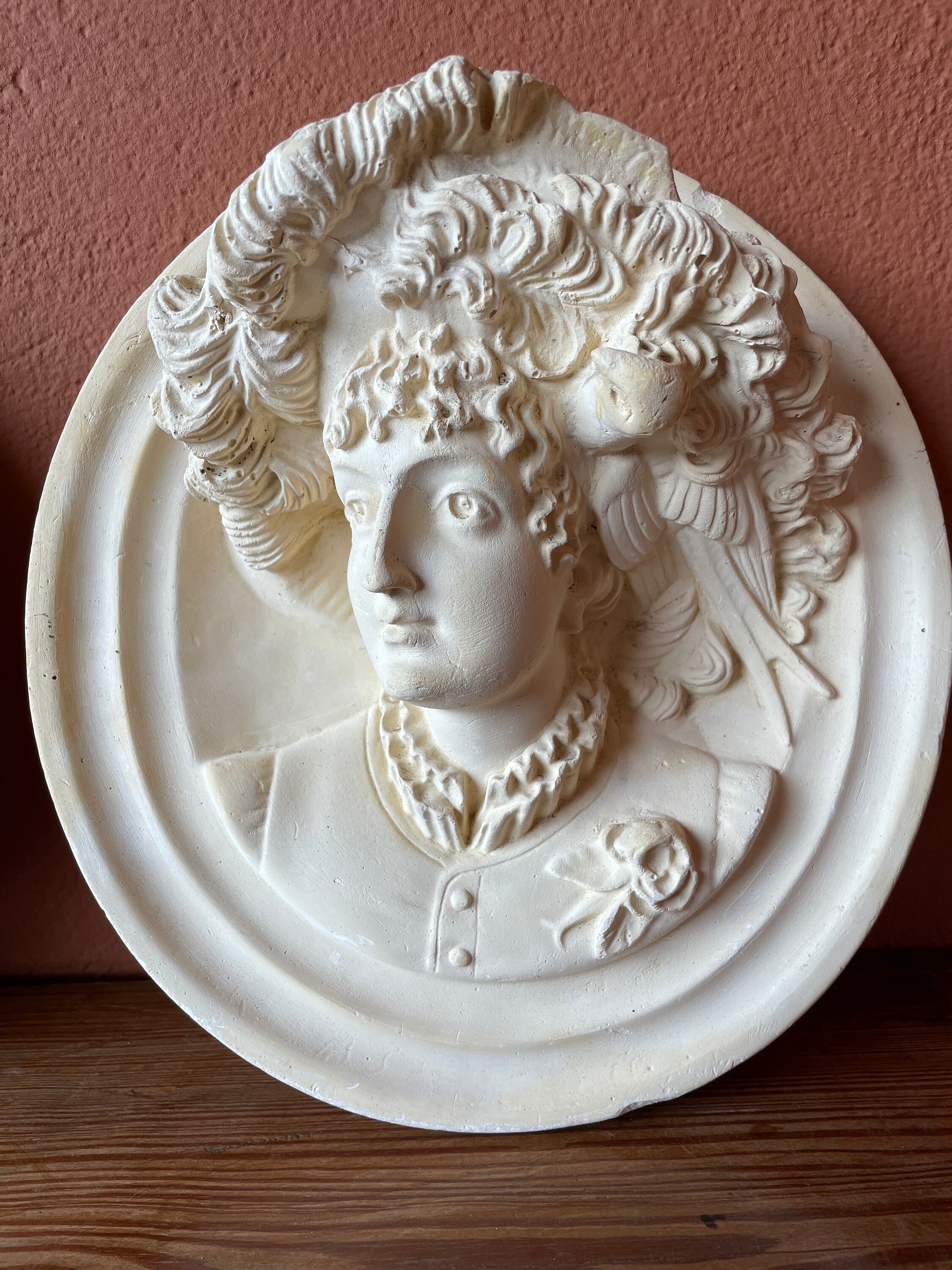 Pair of Plaster Bas-reliefs. Antique. Wall Sculpture. - Etsy