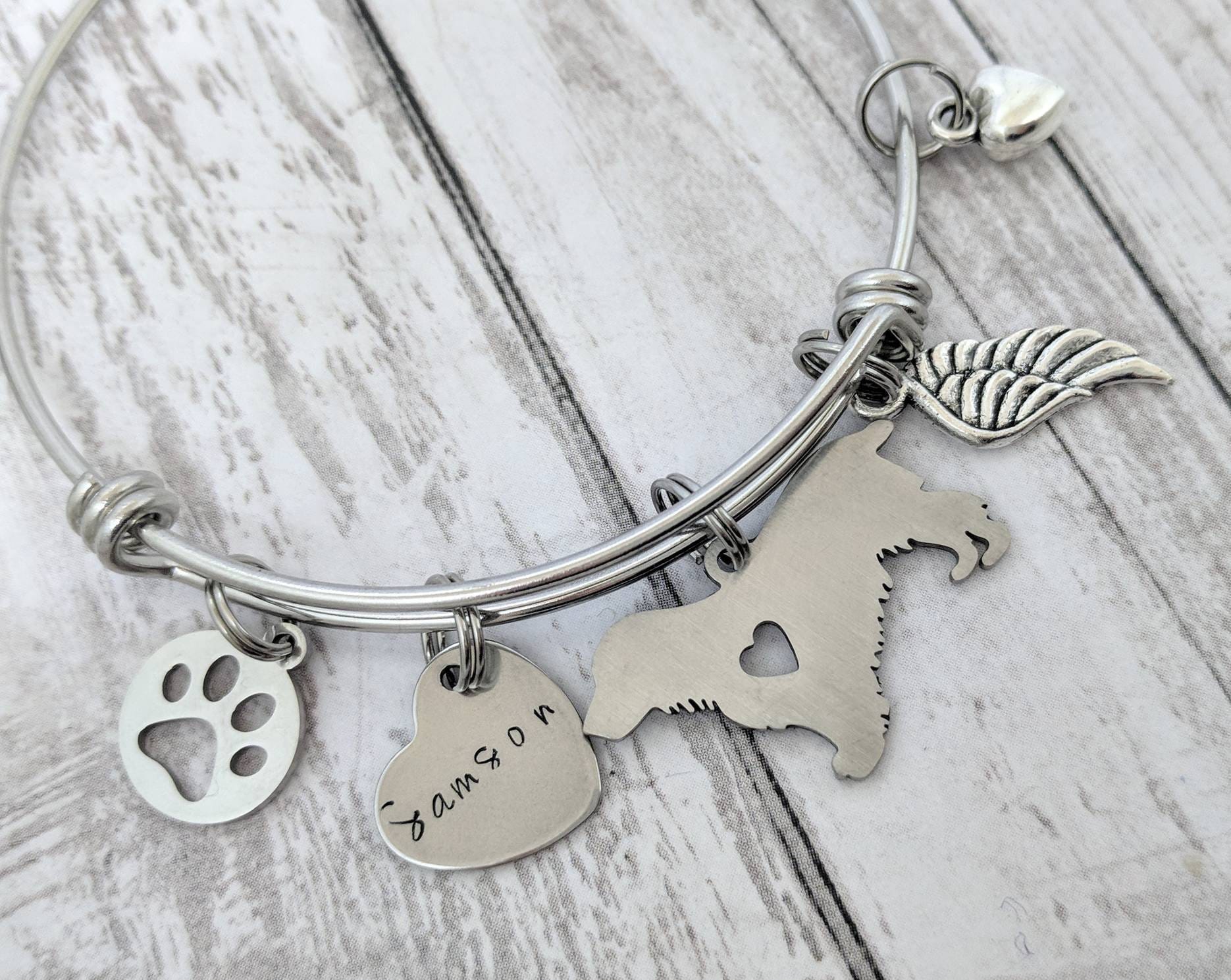 Cocker Spaniel Bracelet Springer Spaniel Jewelry Pet Loss - Etsy