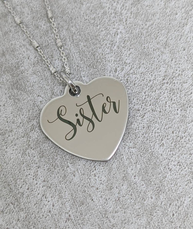 Sister necklace sister jewelry stepsister necklace best | Etsy
