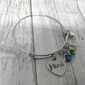 Mimi Bracelet - Mimi Bangle- Mimi Jewelry - Stainless Steel Bangle ...