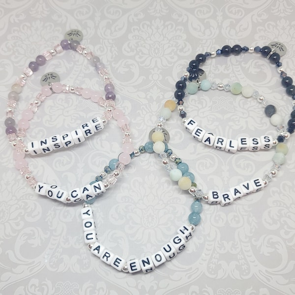 Word Bracelet - Etsy