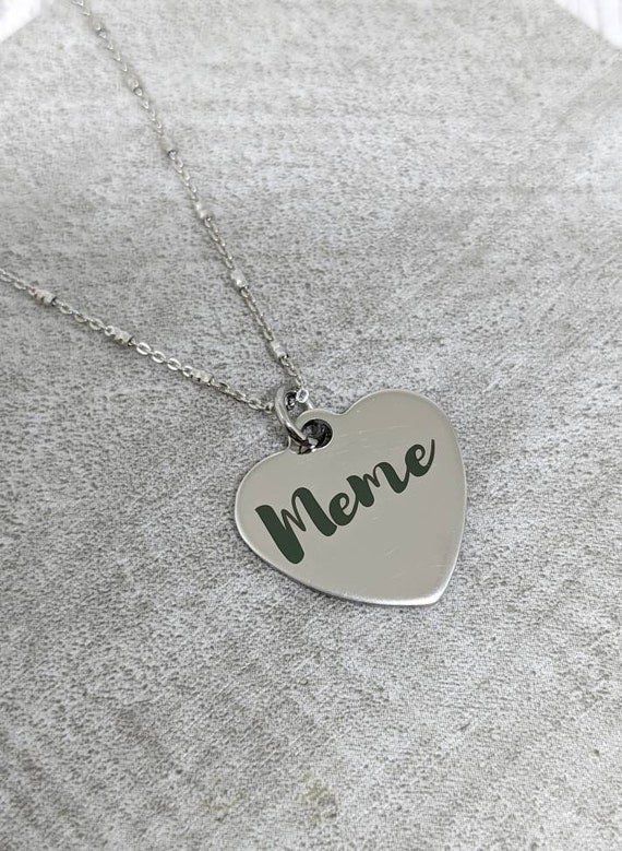 Meme Necklace Meme Charm Necklace Meme Jewelry Gift for | Etsy