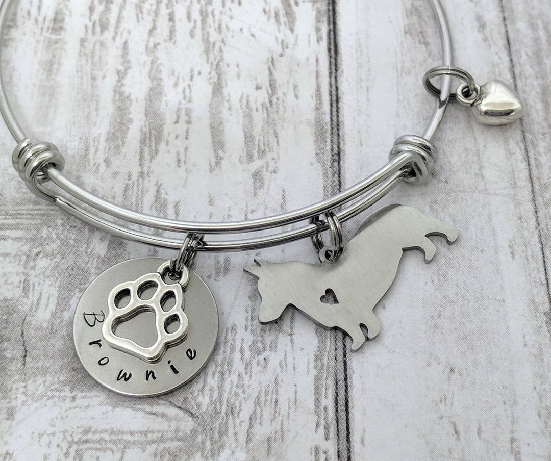 Corgi Bracelet - Corgi Gift - Corgi Dog Jewelry - Dog Mom Gift - Gift ...