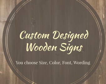 Outdoor wood sign | Etsy