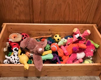 Dog toy box | Etsy