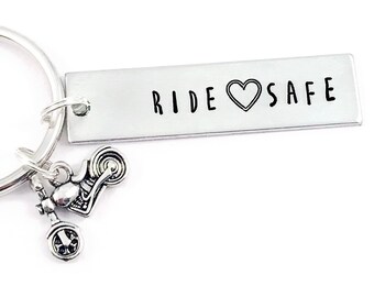 Motorcycle keychain | Etsy