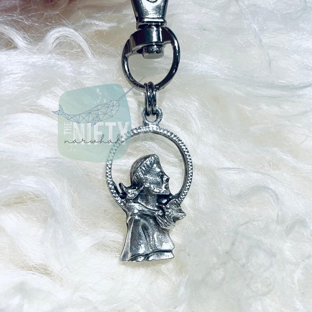 2 3/8" Long Pet Tag and Prayer Card St. Francis of Assisi Silhouette ...