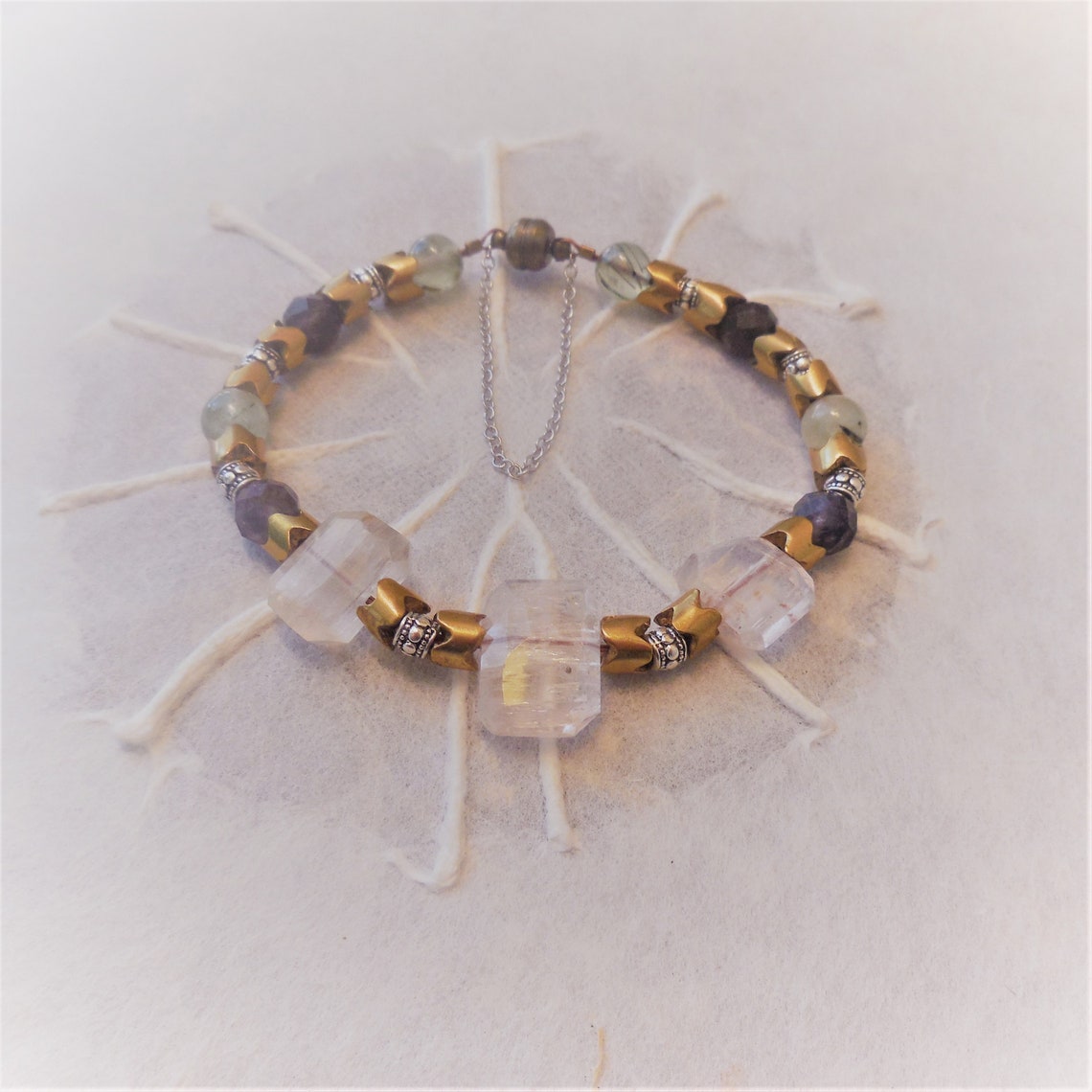 Stunning Loving KUNZITE Vision Stone IOLITE Peaceful PREHNITE - Etsy