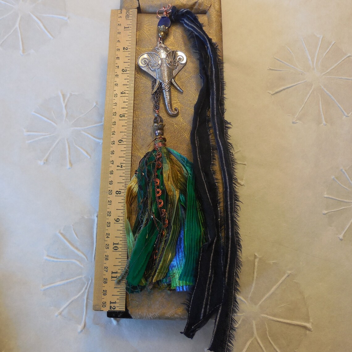 Calming Sensual Silk TASSEL Altar Companion Tibetan Silver - Etsy