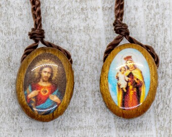 Wooden Scapular | Etsy