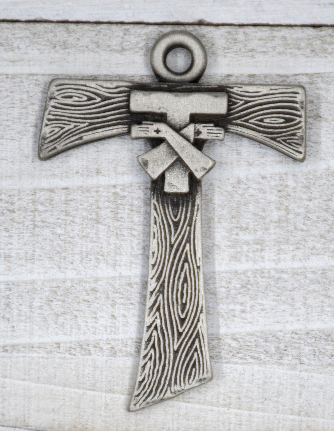 Franciscan Tau Cross with Wood Grain 1.75 Long | Etsy