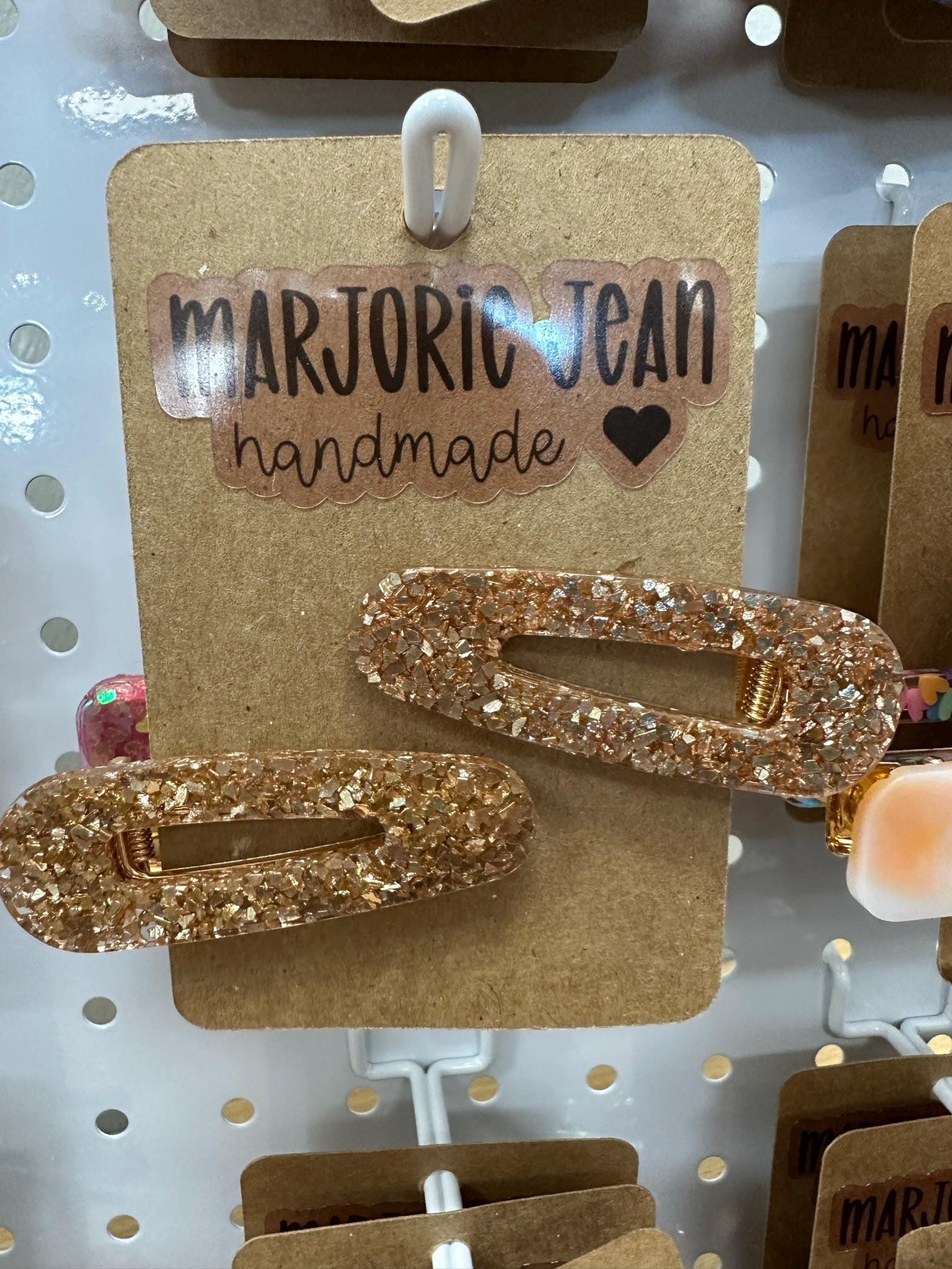 Personalized Name Hair Clips | Two Clips per Set | Hair Clips for Girls ...