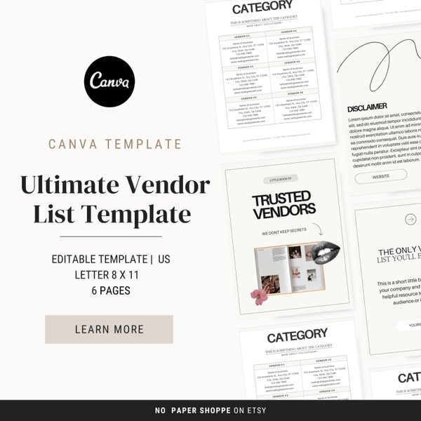 Wholesale Vendor List - Etsy