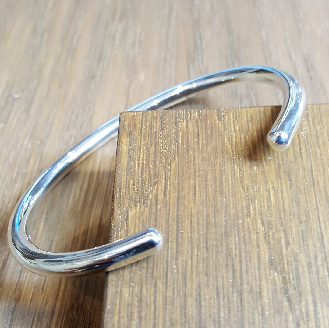 Handmade Sterling Silver Torque Bangle - Heavy Mens Bracelet - Etsy