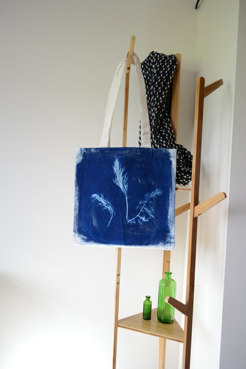Handmade Cyanotype Tote - Etsy UK