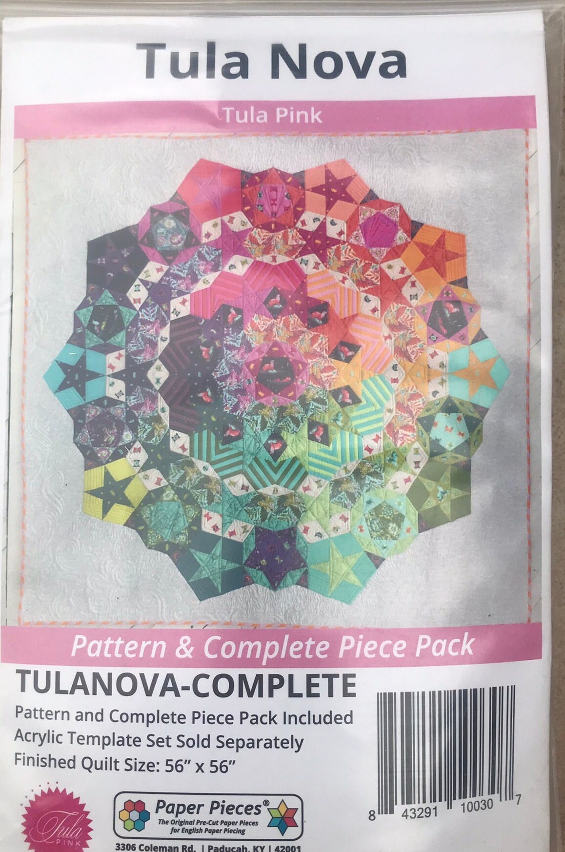 Tula Nova English Paper Piecing Kit by Tula Pink Pattern and - Etsy