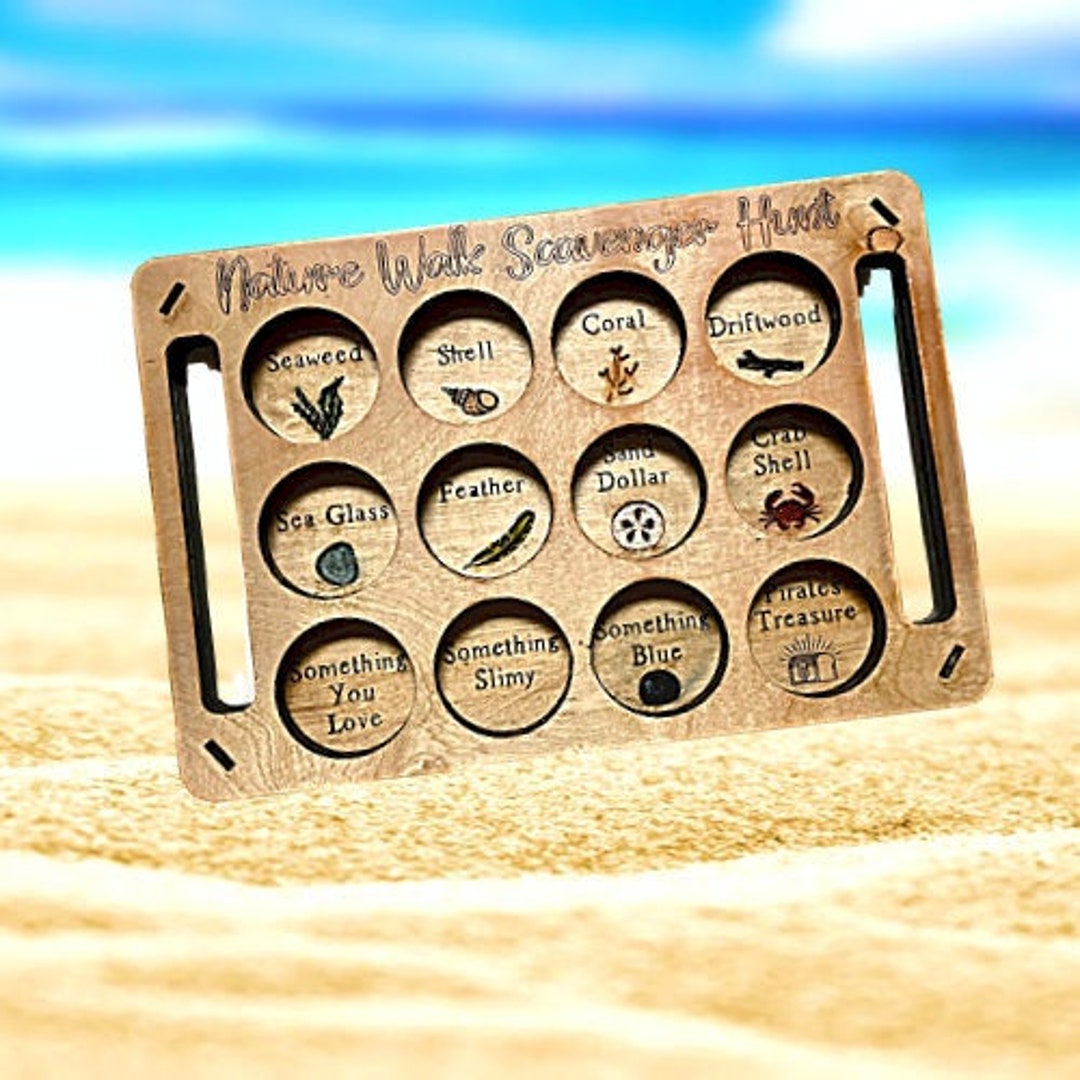 Beach Scavenger Hunt Board - Etsy