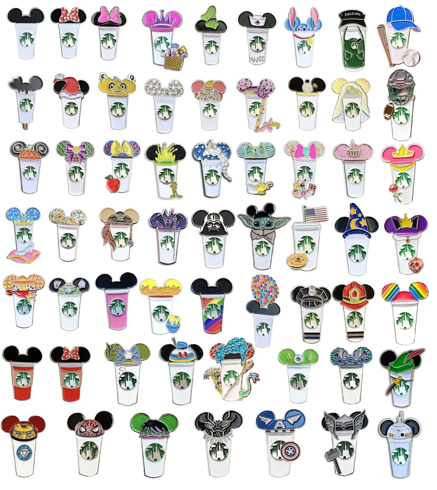 Castle Coffee Cups Enamel Pins Coffee Pins Barista Pins - Etsy