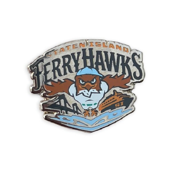 Staten Island Ferry Hawks Enamel Pins Baseball Pins Ferry - Etsy