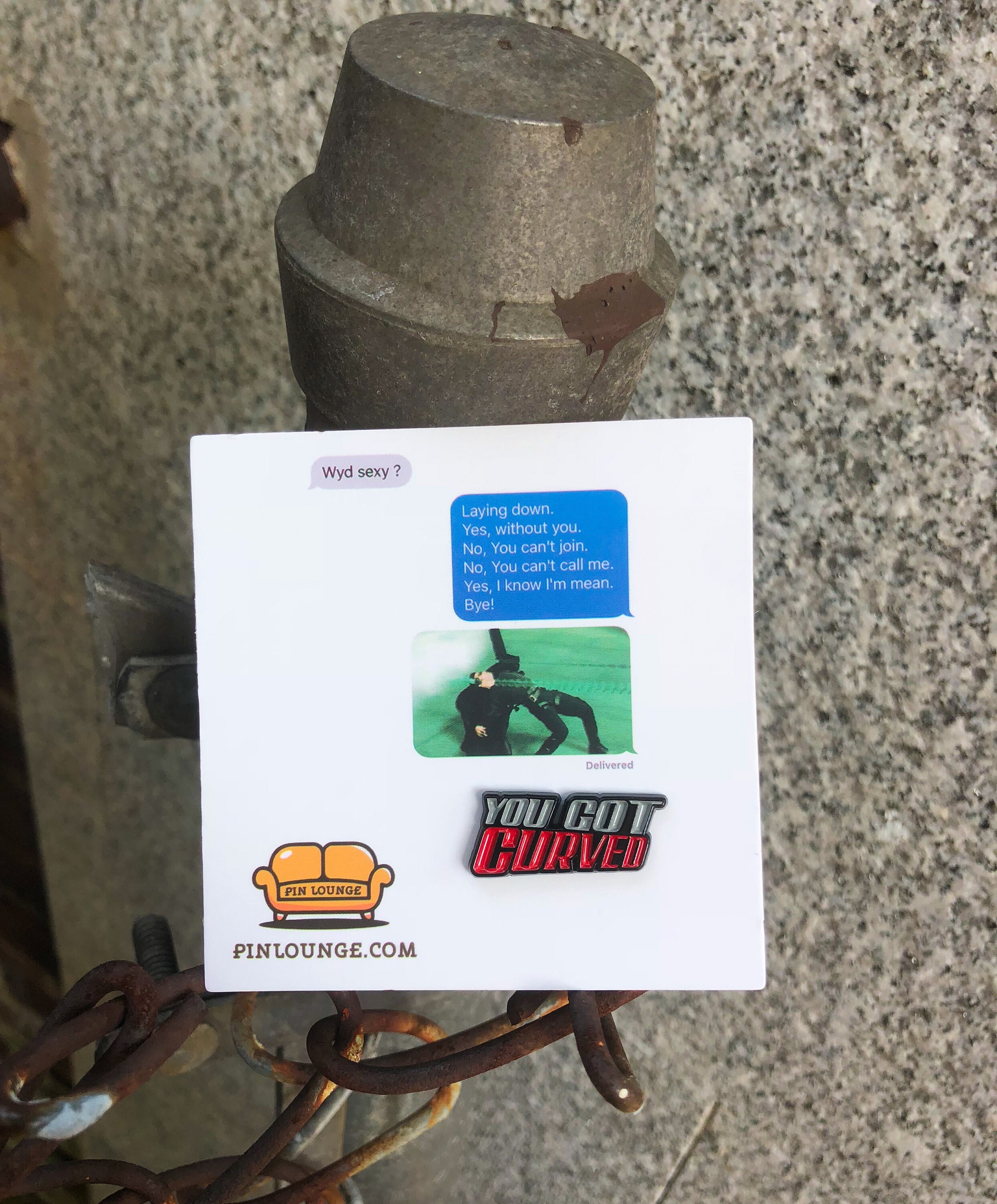 You Got Curved Pin - Etsy