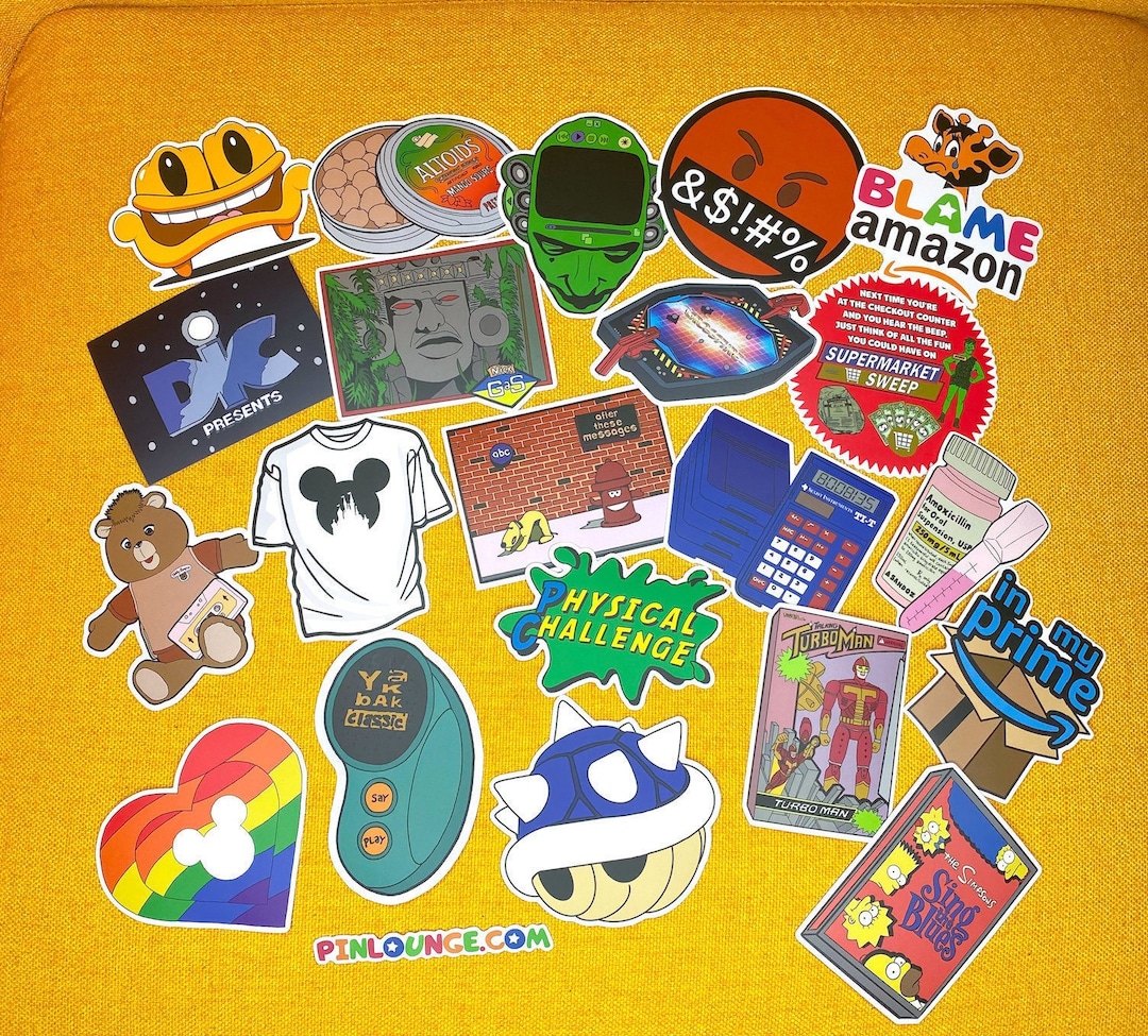 Nostalgia Laptop Stickers | Pop Culture Decals | Decal | Dye Cut ...