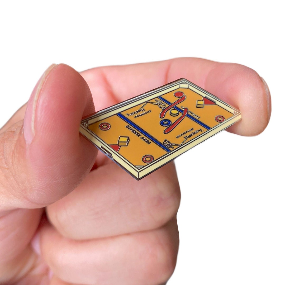 Wooden Hockey Game Pin | Hockey Pin | Board Game Pin | Nostalgia Pin ...
