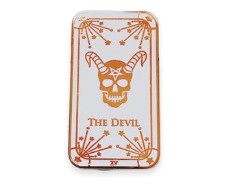 Tarot the Devil Dark Rai Enamel Pin - Etsy