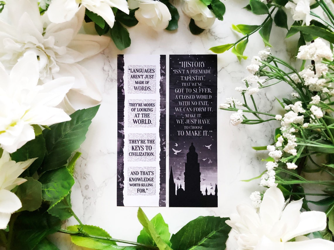 127. Babel an Arcane History and Yellowface Inspired Bookmarks - Etsy