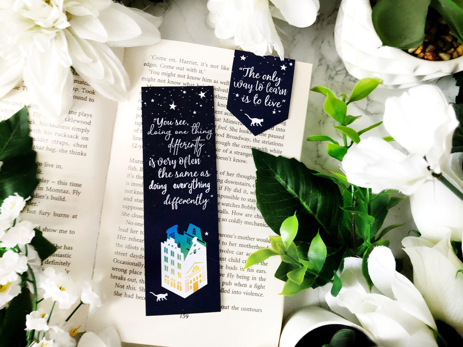 106. The Midnight Library Inspired Bookmarks | Etsy