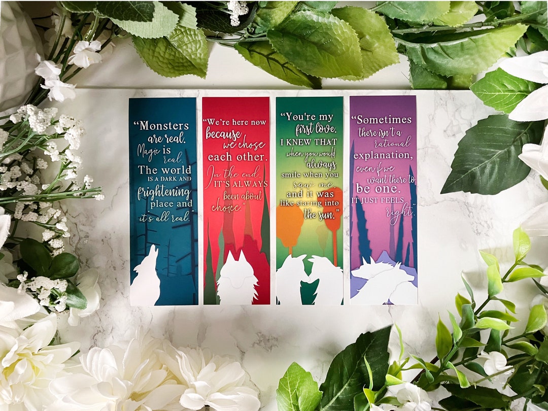 105. Green Creek Series / Wolfsong Inspired Bookmarks - Etsy