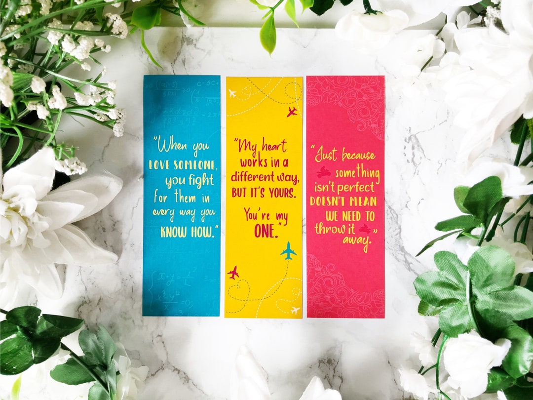 83. Kiss Quotient Series Inspired Bookmark Set - Etsy