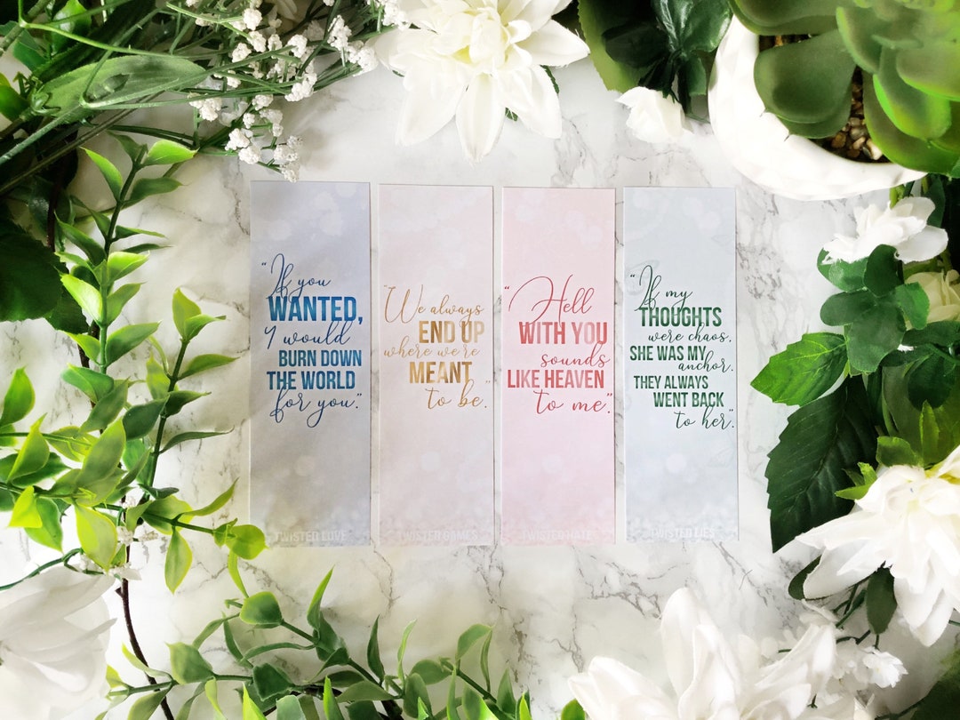 83. Twisted Series Inspire Bookmark Set - Inspired Bookmarks - Twisted ...