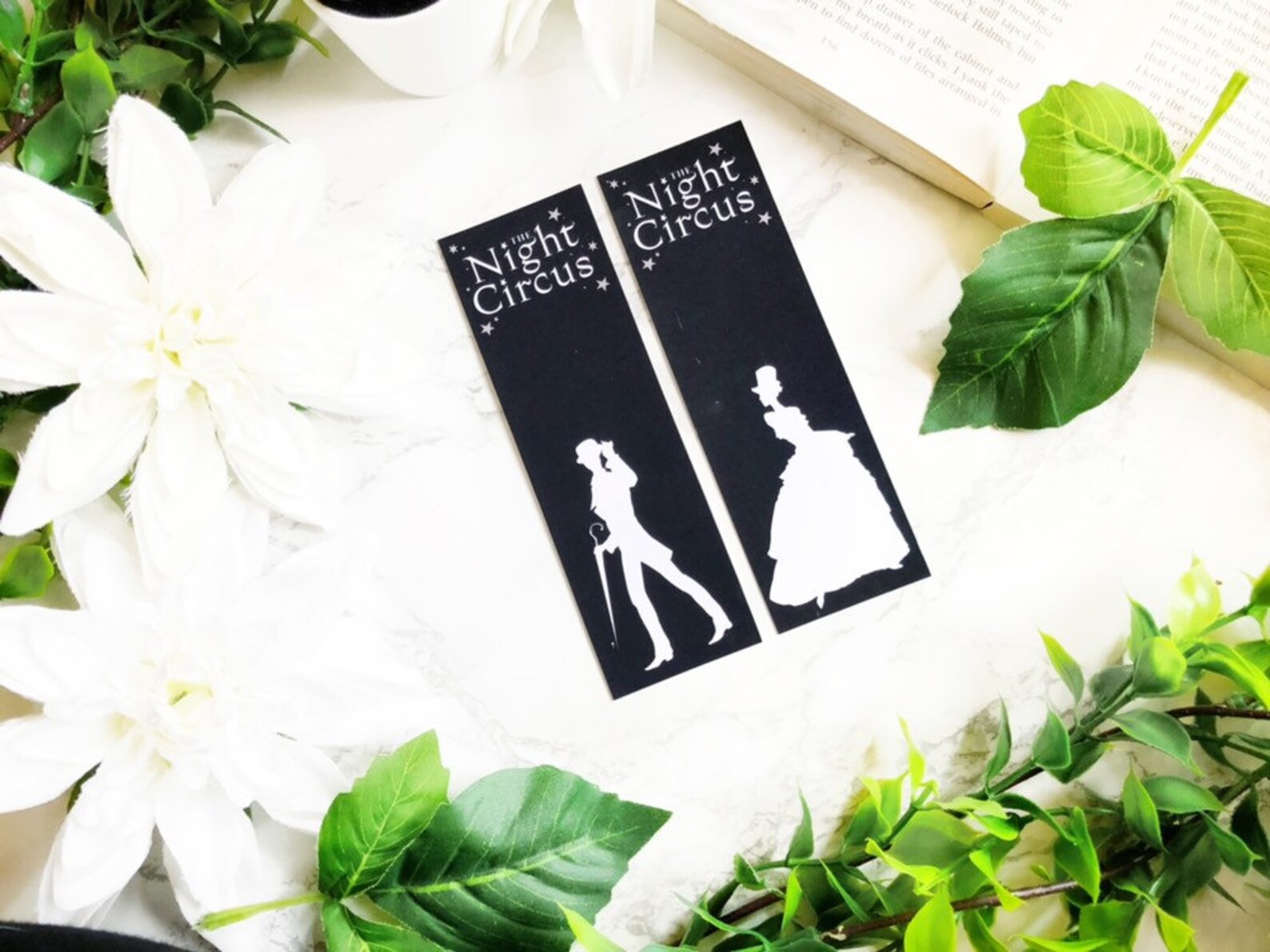 15. the Night Circus Inspired Bookmarks Options Available | Etsy