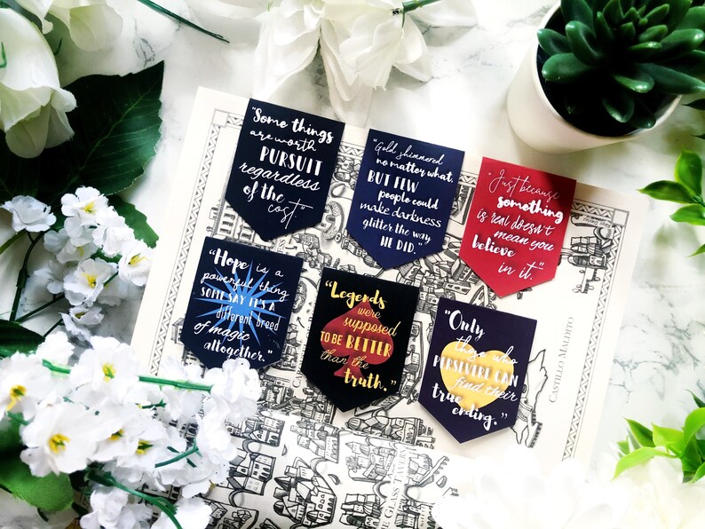 23. Caraval Legendary and Finale Bookmarks Signposts | Etsy