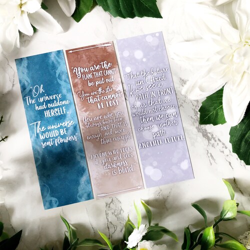 10. Shadowhunters Series Bookmarks Options Available - Etsy