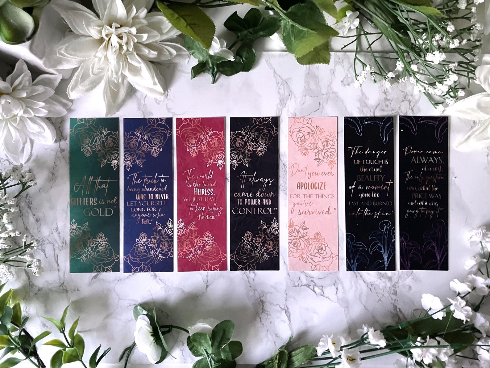 121. the Inheritance Games Full Series Inspired Bookmark Set - Etsy