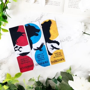 08. Nevernight Series Bookmarks - Options Available - Etsy