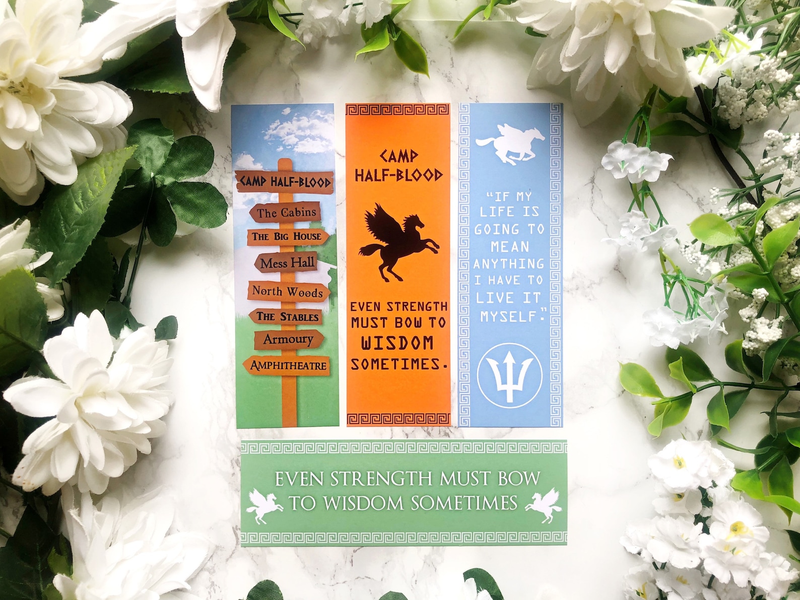 120. Percy Jackson Inspired Bookmarks - Etsy