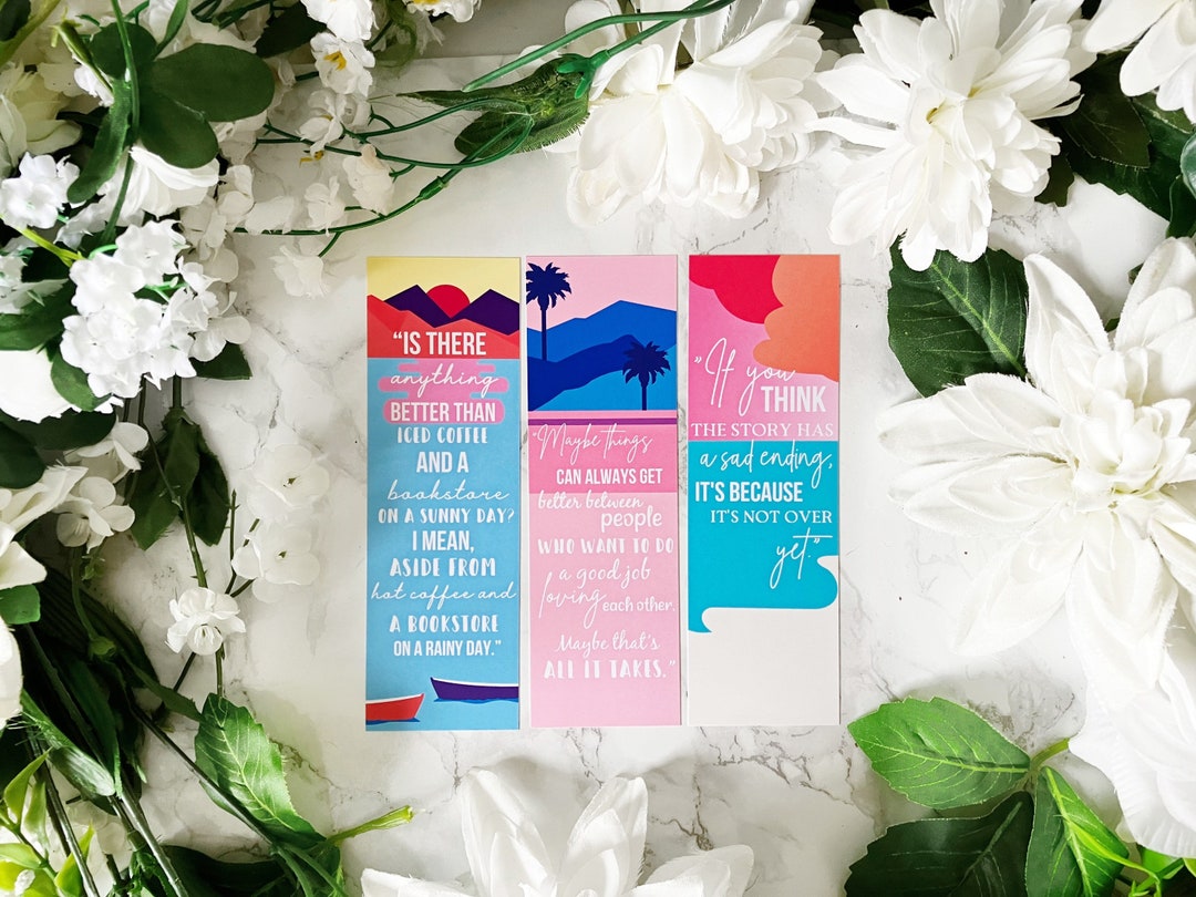 83. Emily Henry Inspired Bookmarks | Book Lovers, You and Me on ...