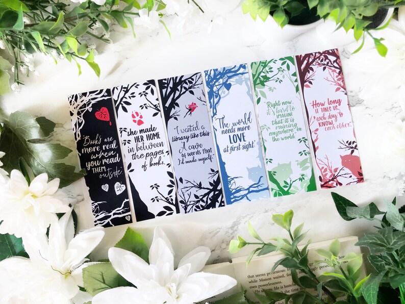 12. Shiver / the Wolves of Mercy Falls Series Inspired Bookmarks ...