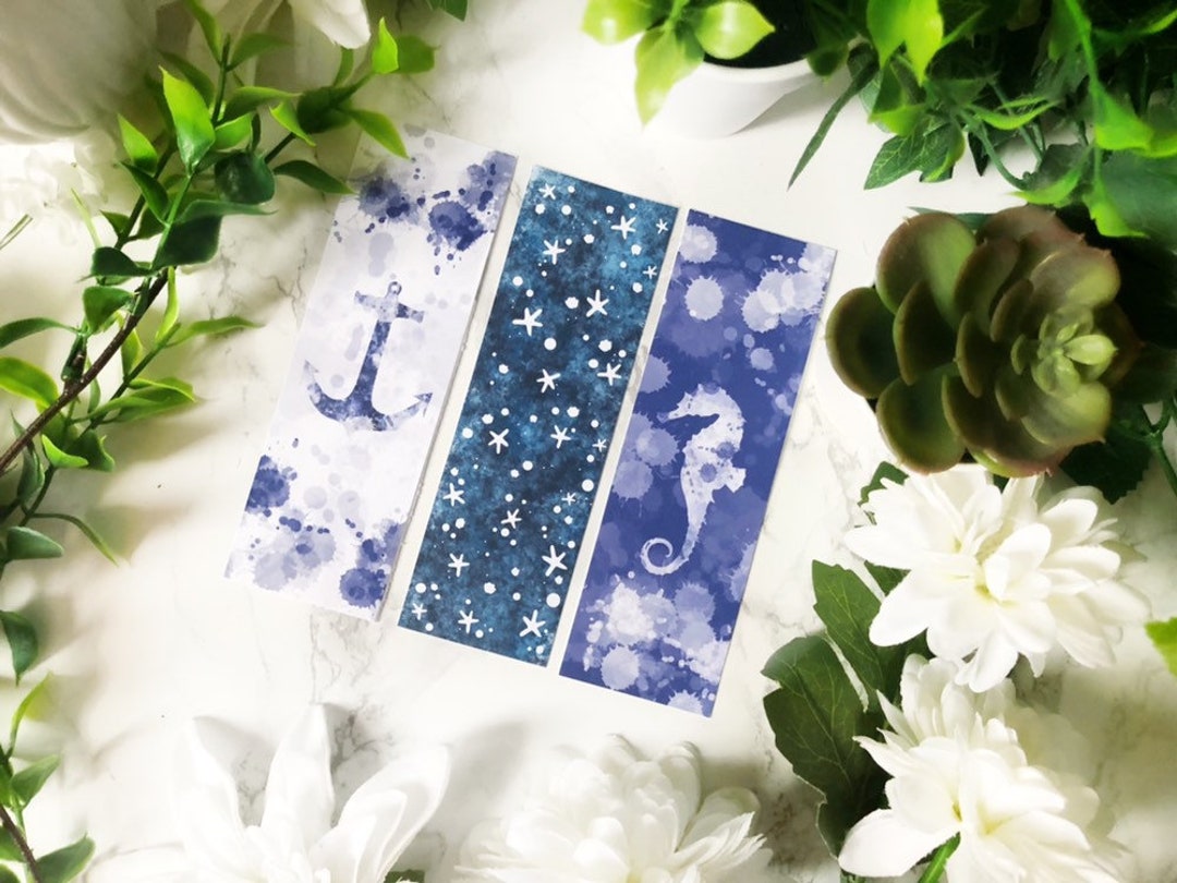56. Sea Bookmarks - Options Available - Etsy