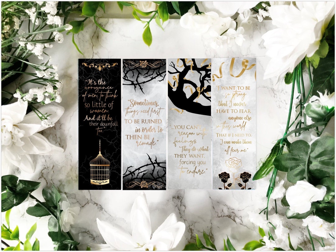 124. the Plated Prisoner Series Bookmark Set - Etsy