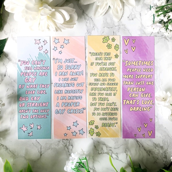 Heartstopper Bookmark - Etsy