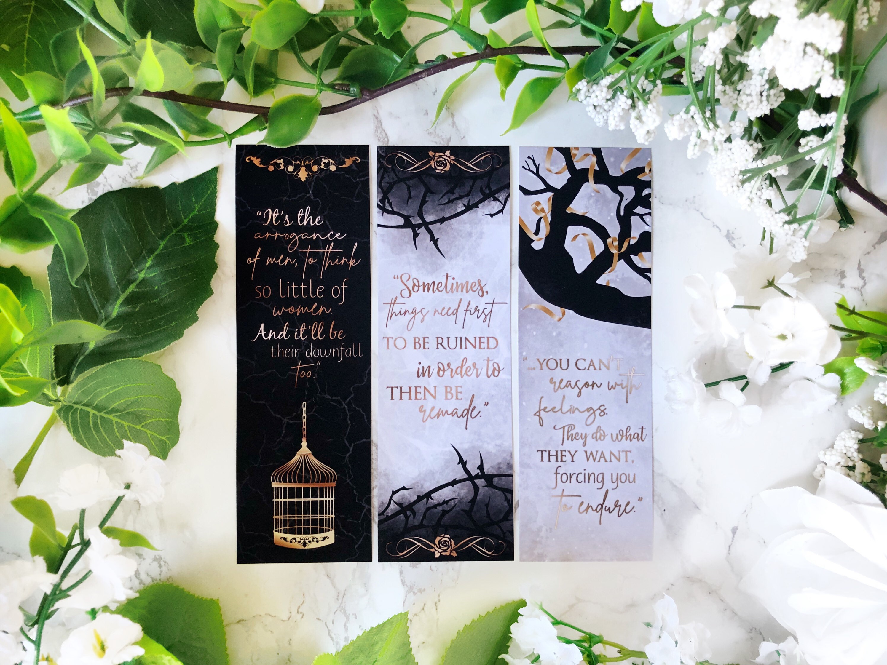 124. the Plated Prisoner Series Bookmark Set - Etsy Finland