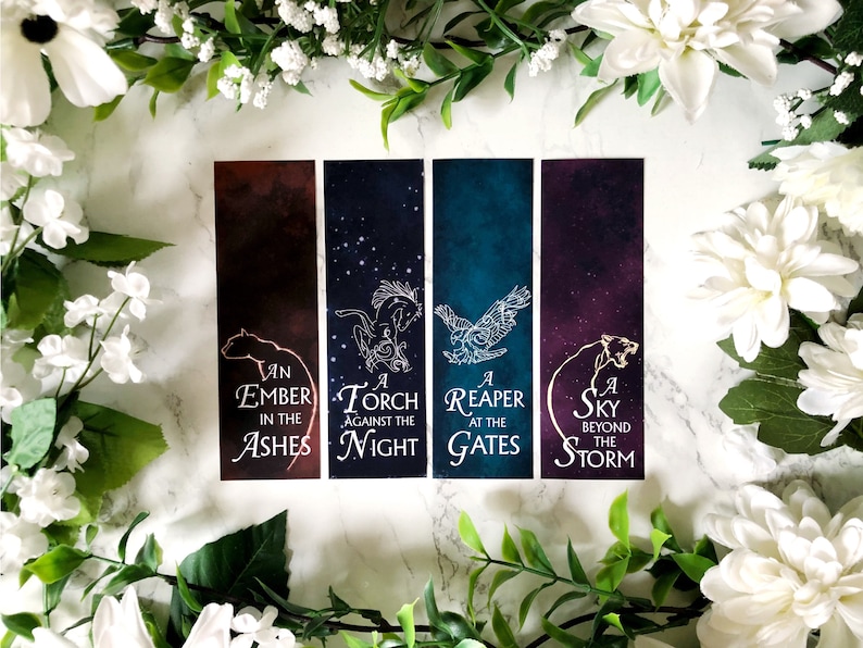38. an Ember in the Ashes Inspired Bookmarks Options - Etsy