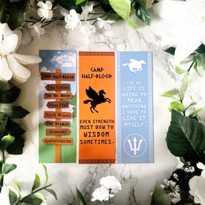 120. Percy Jackson Inspired Bookmarks - Etsy