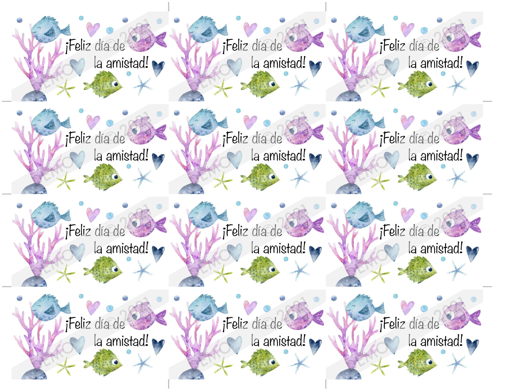 Printable Classroom Valentine's Day Cards in Spanish / Printable ...