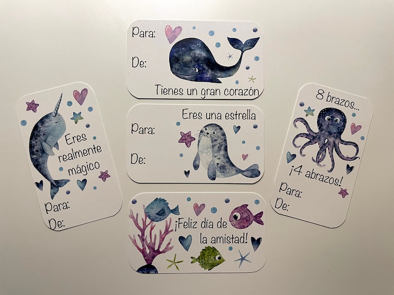 Printable Classroom Valentine's Day Cards in Spanish / Printable ...