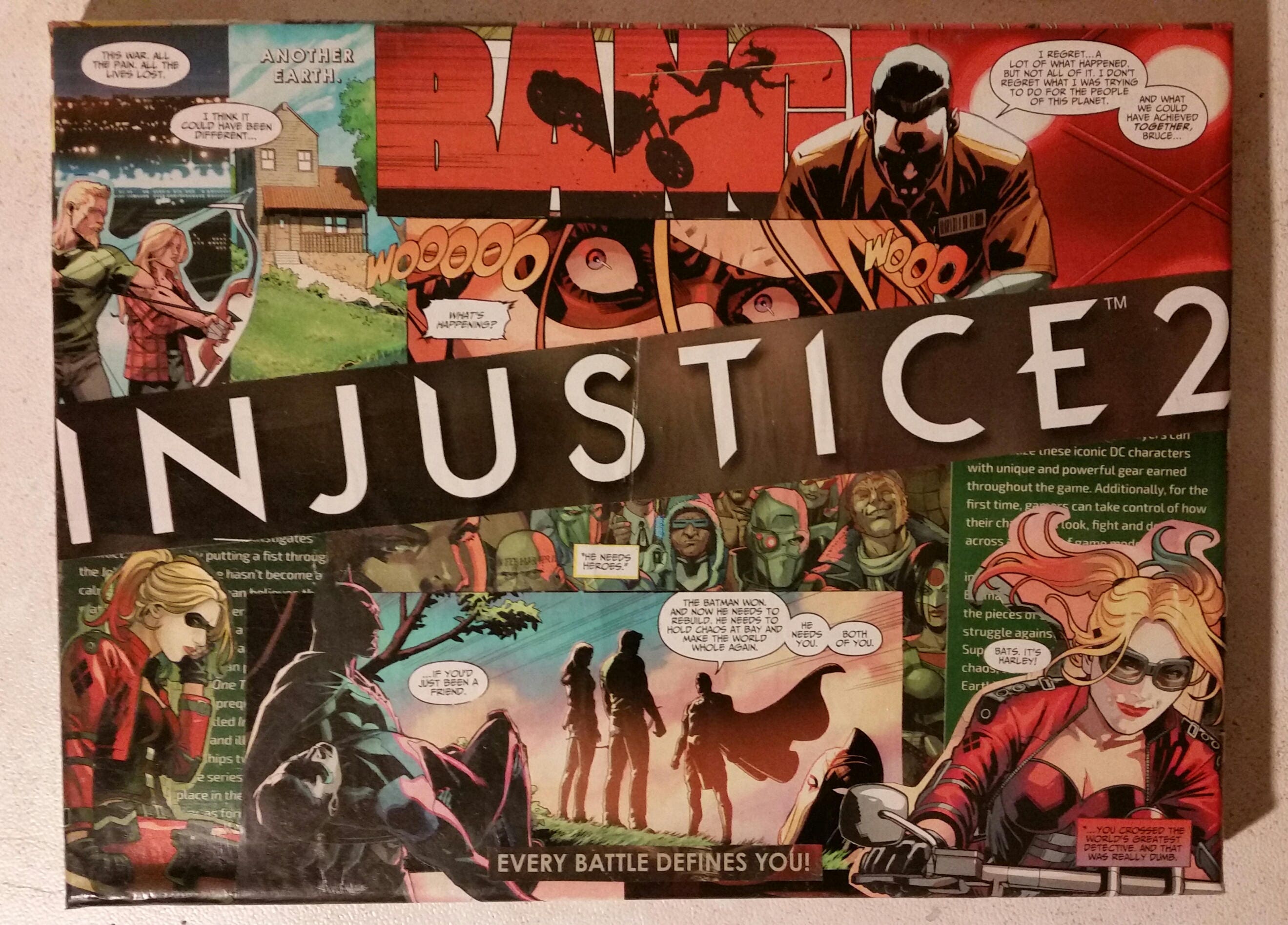 DC Injustice 2 Comic Collage - Etsy